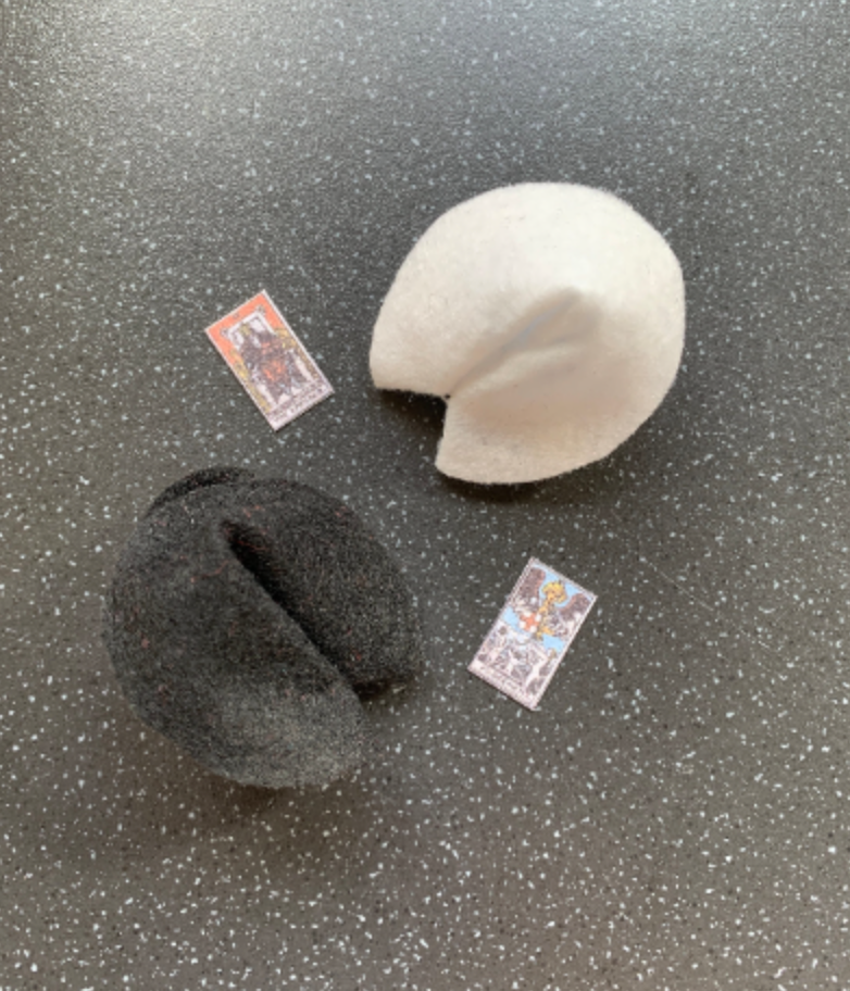 Yin & Yang Fortune Cookie with Tarot Card Messages – Moonlight Guidance